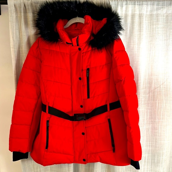 London Fog | Jackets & Coats | London Fog Womens Belted Puffer Jacket ...